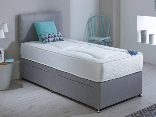 Grey divan bed single store