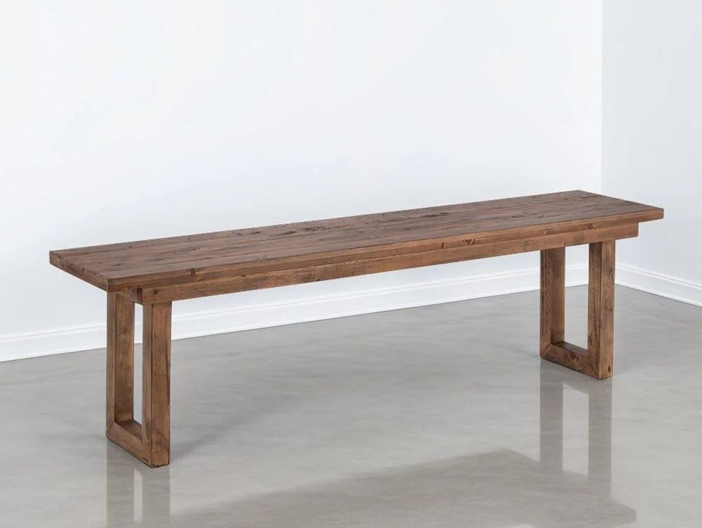 Julian Bowen Woburn 160cm Reclaimed Pine Dining Bench