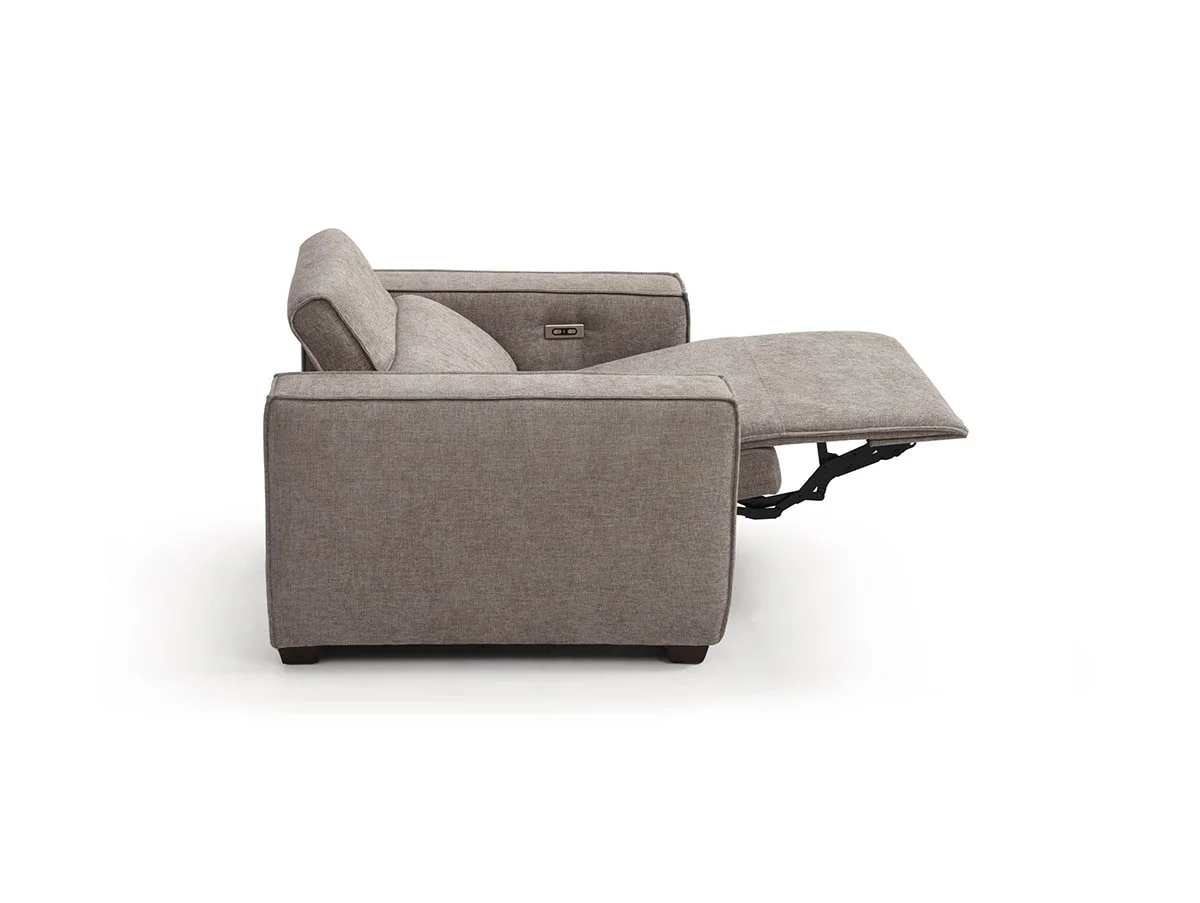 Kyoto Primo Mole Chenille Fabric Power Recliner Chair