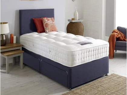 Cheap single divan beds with mattress and headboard store