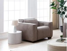 Kyoto Primo Mole Chenille Fabric Power Recliner Chair