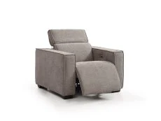 Kyoto Primo Mole Chenille Fabric Power Recliner Chair