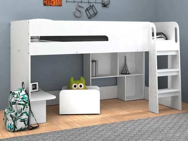 Ikea mid sleeper with desk store